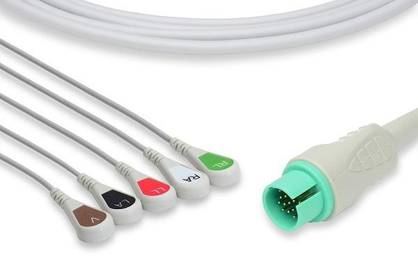Spacelabs Compatible Direct-Connect ECG Cable - CB-72596R — Victori Medical