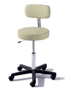 Midmark Ritter 273 Air Lift Stool with Backrest — Victori Medical