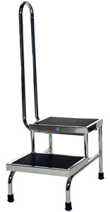 Pedigo Products Double Step Footstool with Handrail — Victori Medical